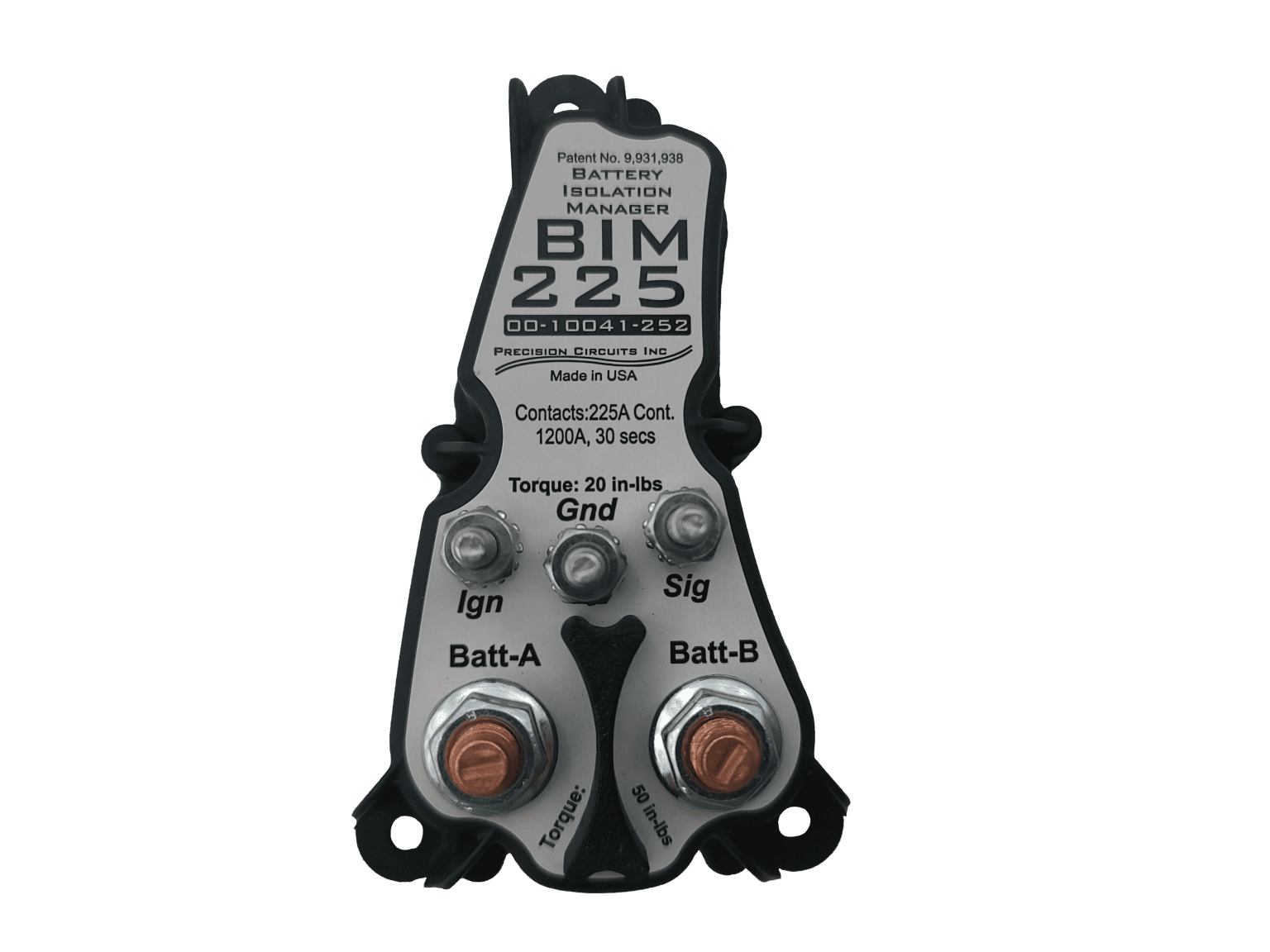 Battery Isolation Manager | Precision Circuits Inc